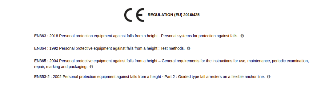 ASCORD SLIDING GUIDED FALL ARRESTER ON Ø 14 MM + 1 AM002 KARABINER | JTC